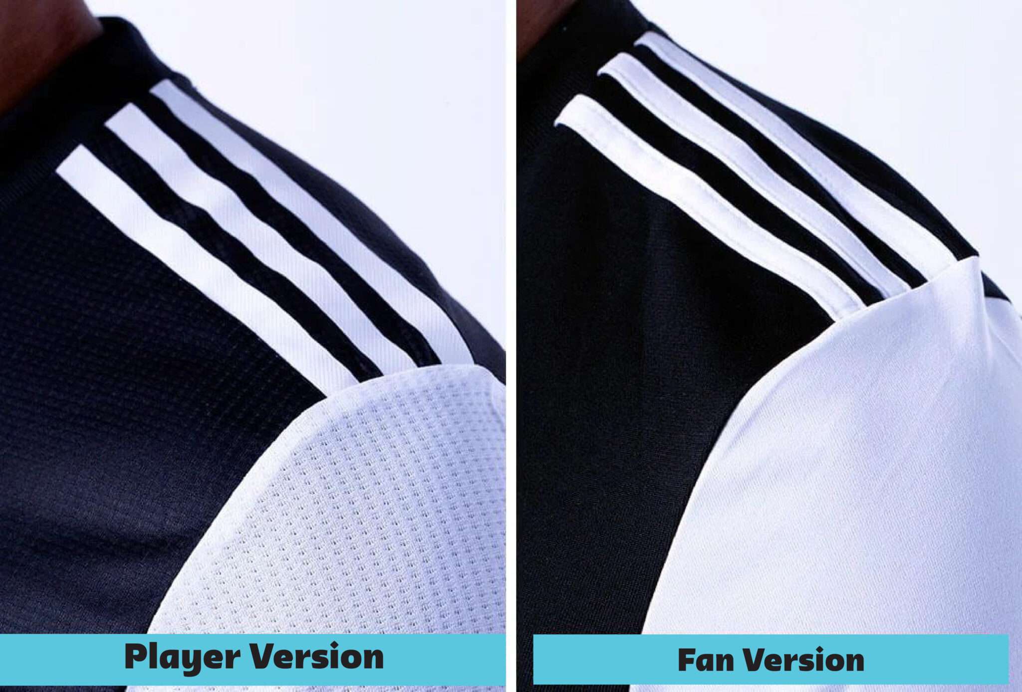 Difference between Fan Version and Player Version jerseys ...