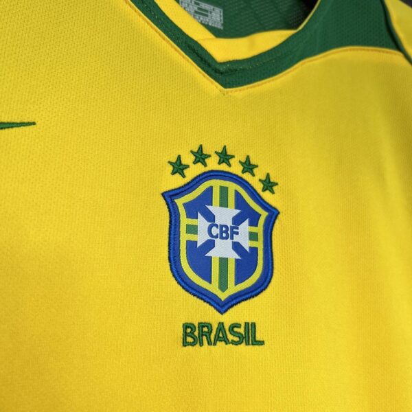 Brazil Home 2004 Retro Jersey | Classic Football Shirt